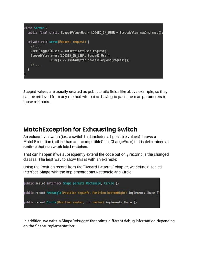 JDK 20: The new features in Java 20 | PDF