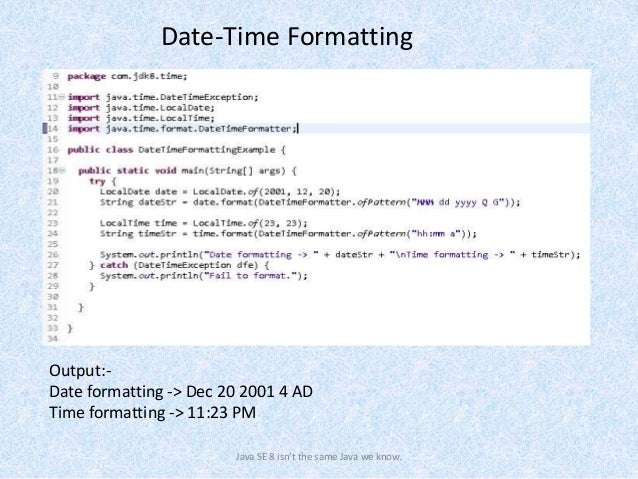 Java 8 Date Time API Java 8 Date Time API
