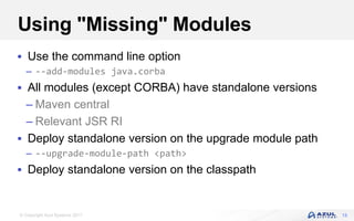 JDK 9: Migrating Applications | PPT