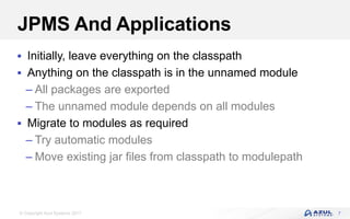 JDK 9: Migrating Applications | PPT