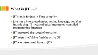QSpiders - Jdk Jvm Jre and Jit | PPTX