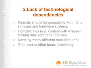 File Formats for Preservation | PPT