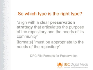 File Formats for Preservation | PPT