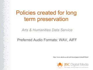 File Formats for Preservation | PPT