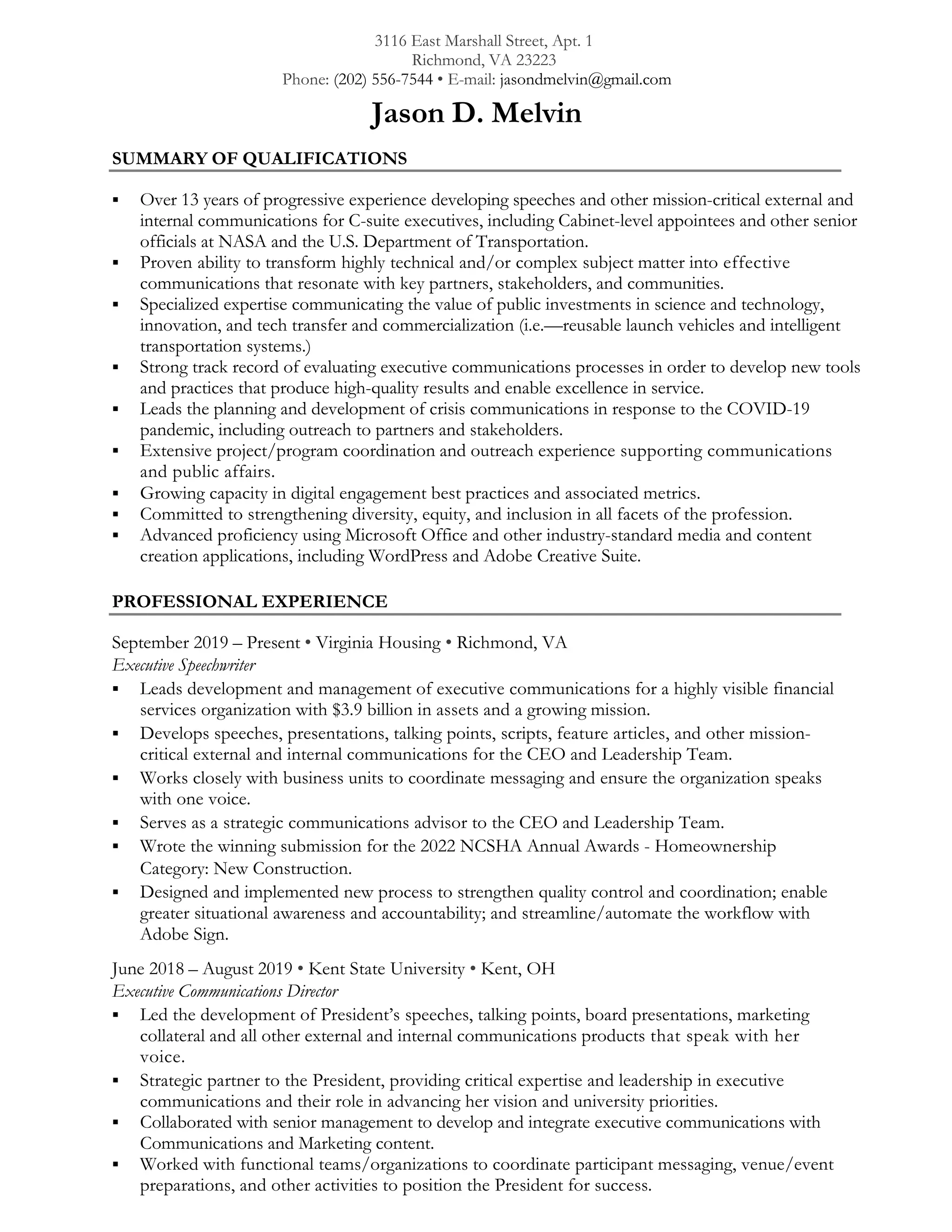 Current Resume (04-2023) | PDF