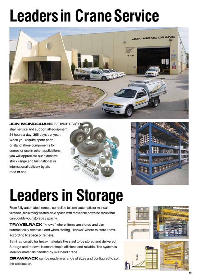 JDN Monocrane - The Leader in Cranes | PDF | Manufacturing Industry ...