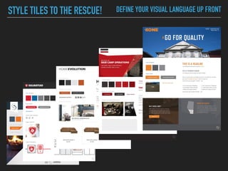 Designing with style: Using style tiles in responsive design | PPT