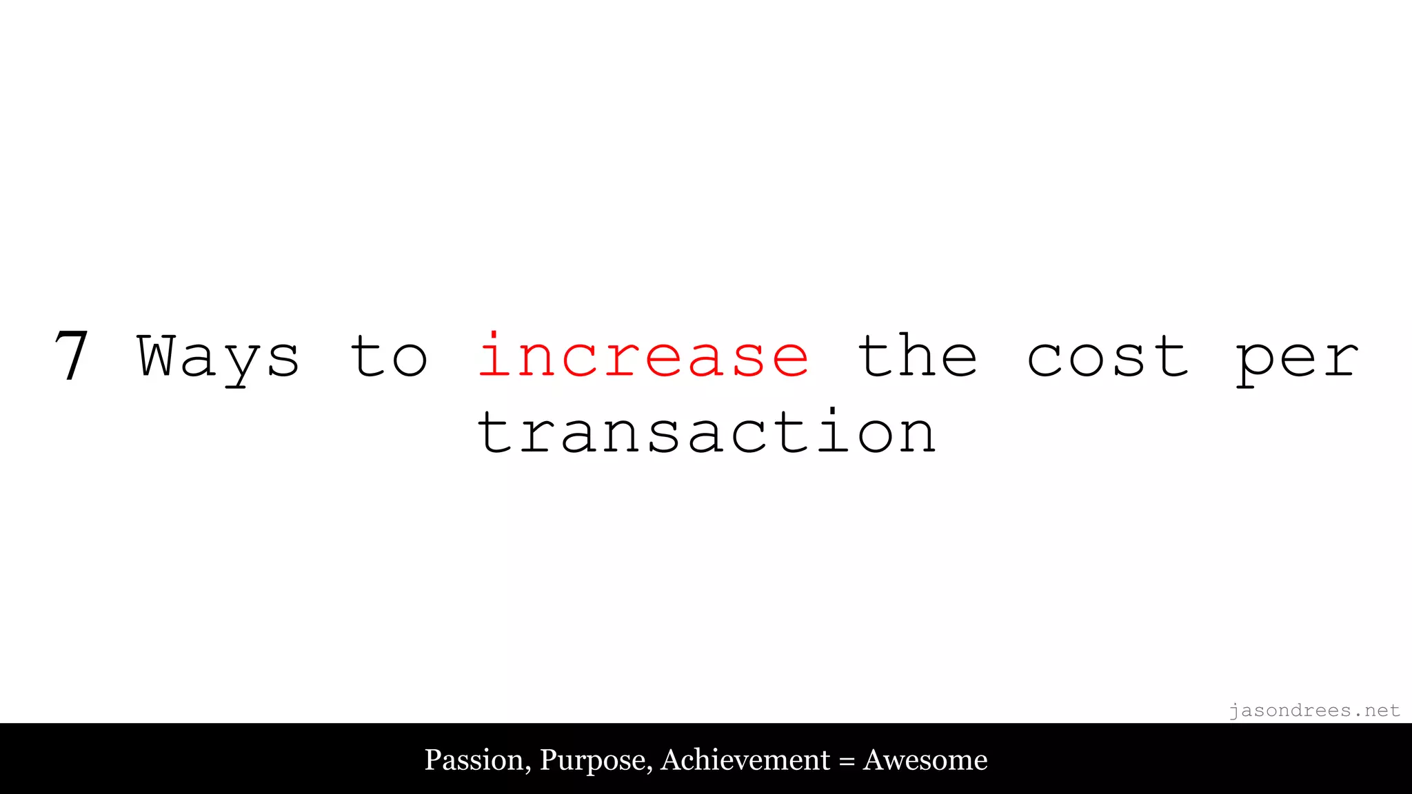 Coach Jason Drees - 3 ways to grow a business | PPTX | Sales | Business