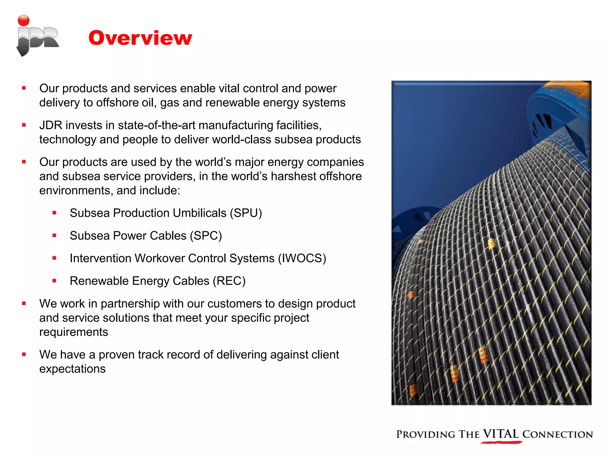 JDR Corporate Presentation | PDF