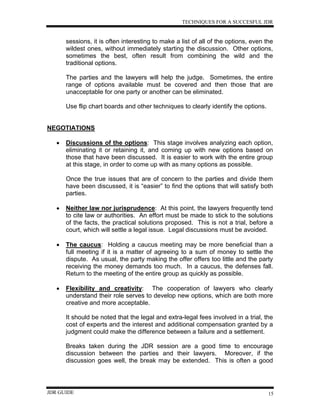 Judicial Dispute Resolution guide | PDF