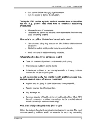 Judicial Dispute Resolution guide | PDF
