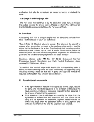 Judicial Dispute Resolution guide | PDF