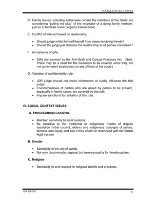 Judicial Dispute Resolution guide | PDF