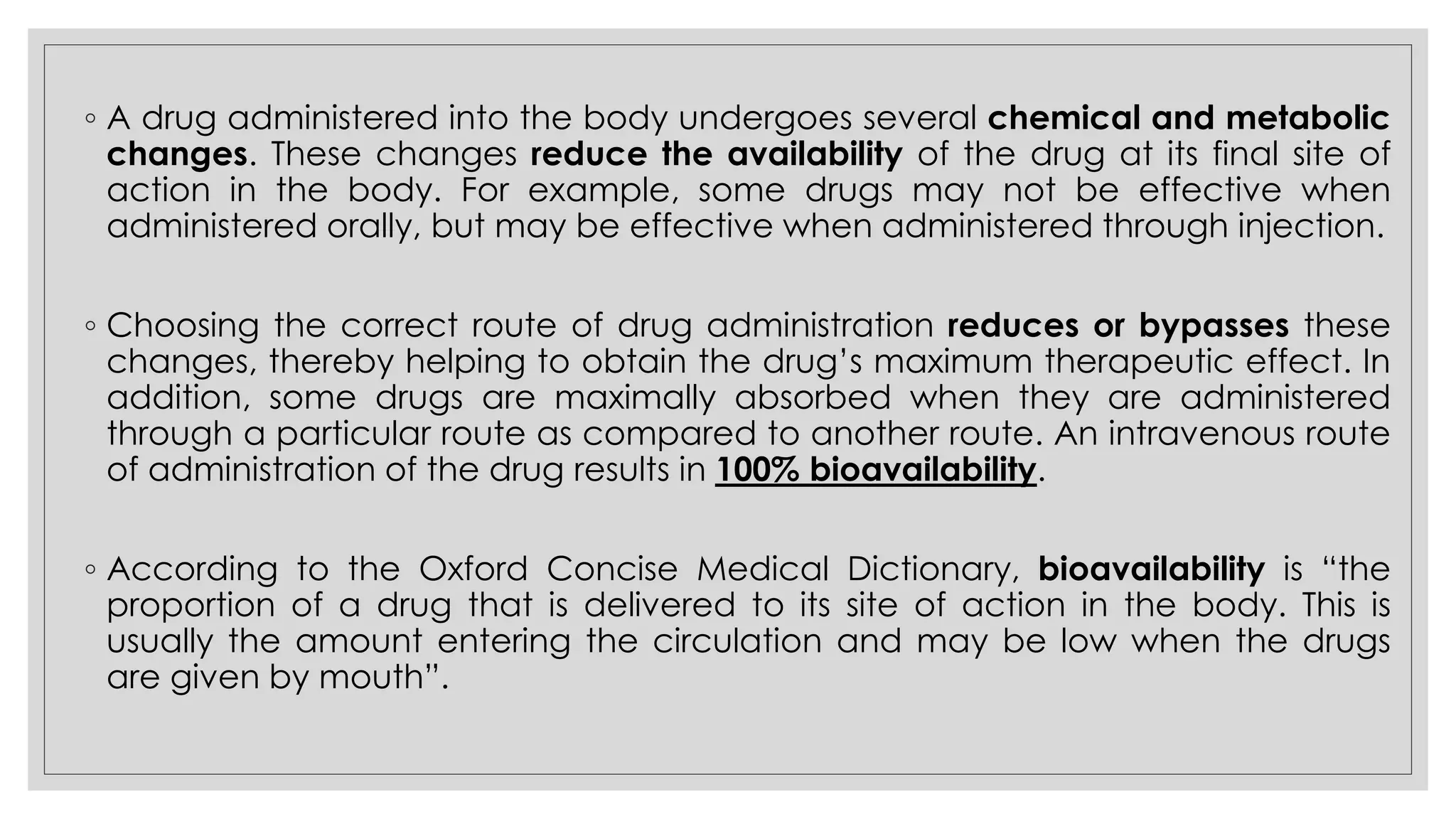 Routes of drug administration | PDF