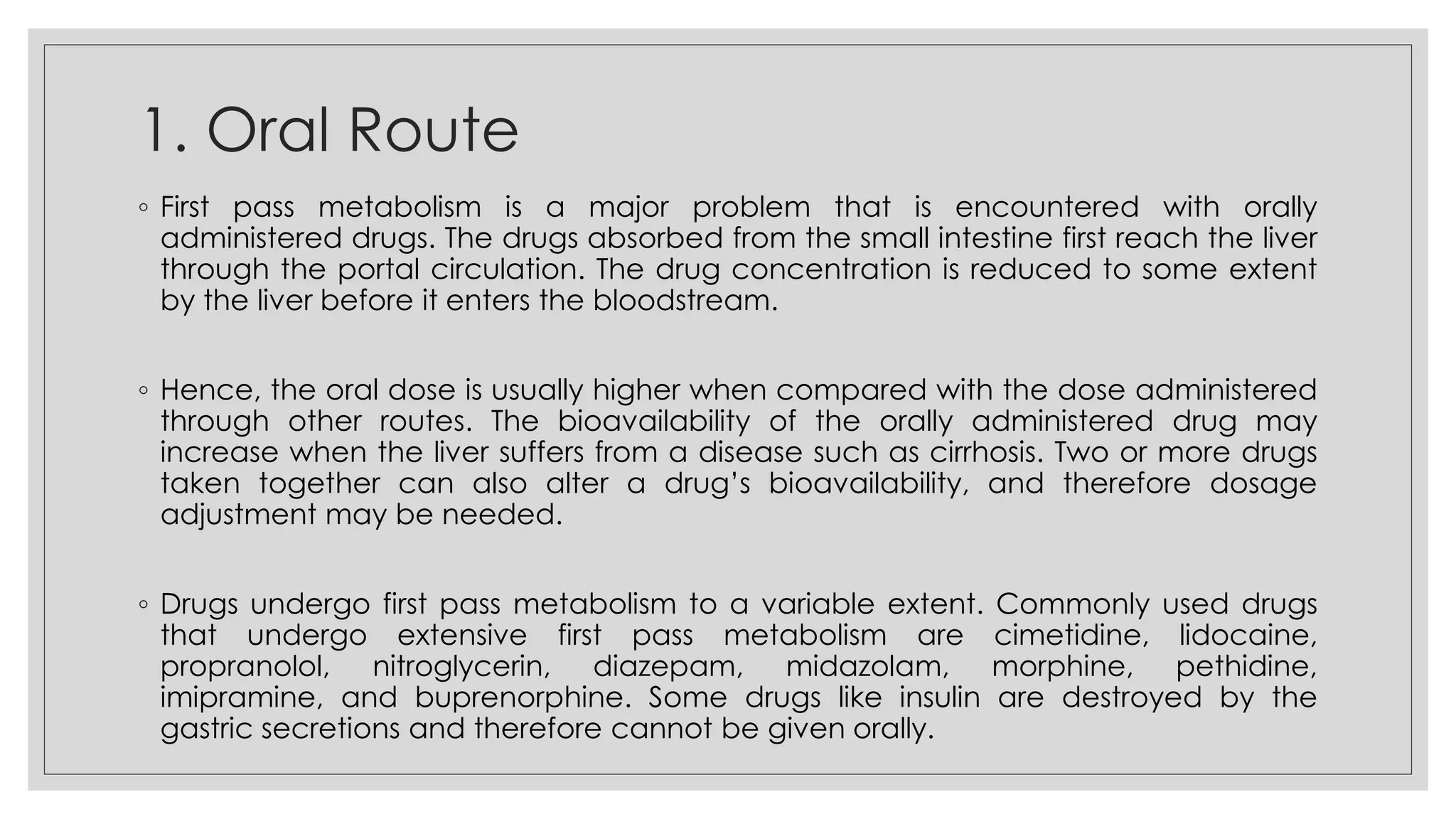 Routes of drug administration | PDF