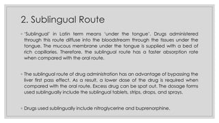 Routes of drug administration | PDF