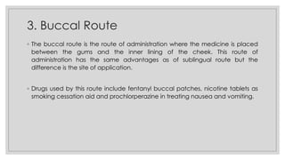 Routes of drug administration | PDF