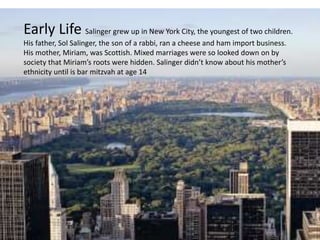 JD Salinger bio | PPTX