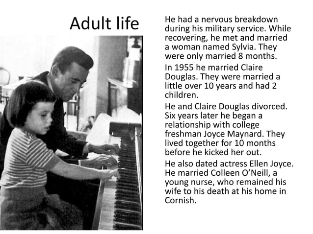 JD Salinger bio | PPTX