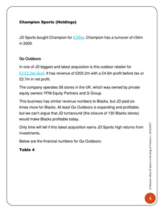 12 Reasons Why JD Sports is the King of Trainers | PDF