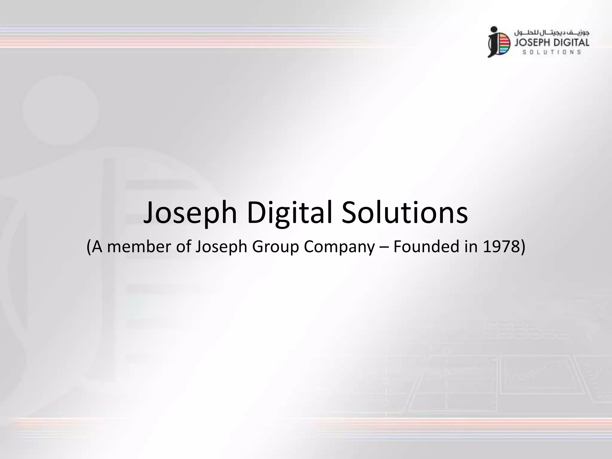 Joseph Digital Solutions - Providing Digital Signage in UAE, Oman and ...
