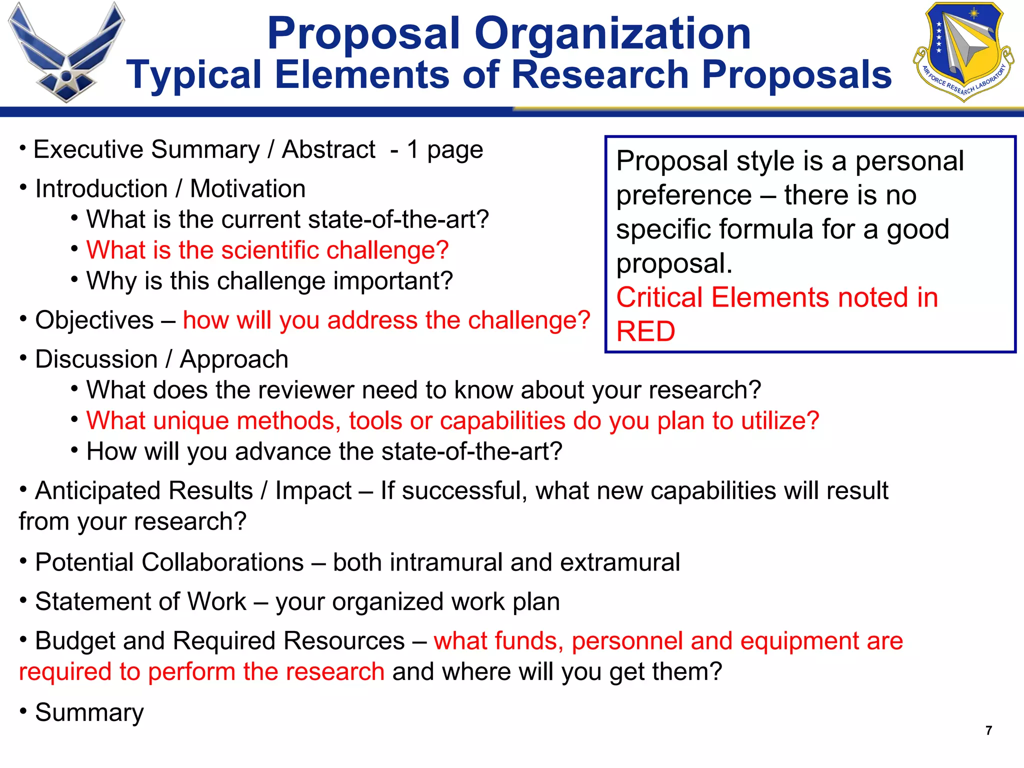 Program & Proposal Development | PPT