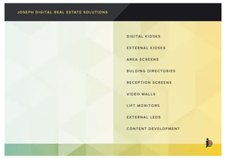 Jds Digital Signage Solutions for realestate | PPT
