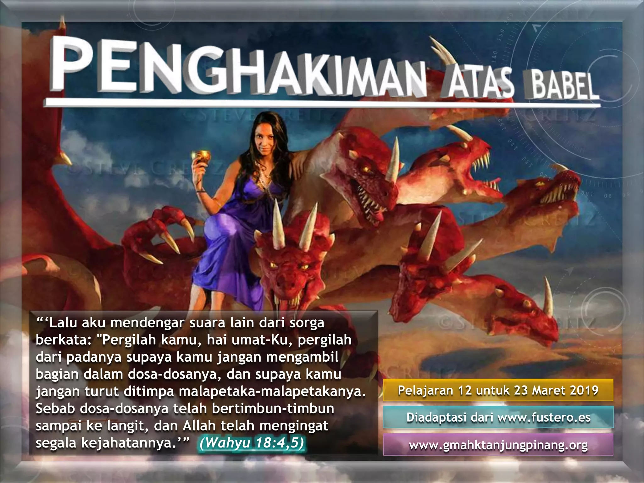 Pelajaran sekolah sabat ke-12 triwulan I 2019 | PPT