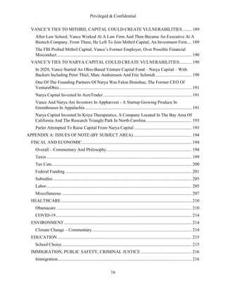 JD Vance Research jd vance research jd vance | PDF