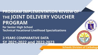 Deped Silanga NHS JDVP-TWO YEARS REPORT.pptx