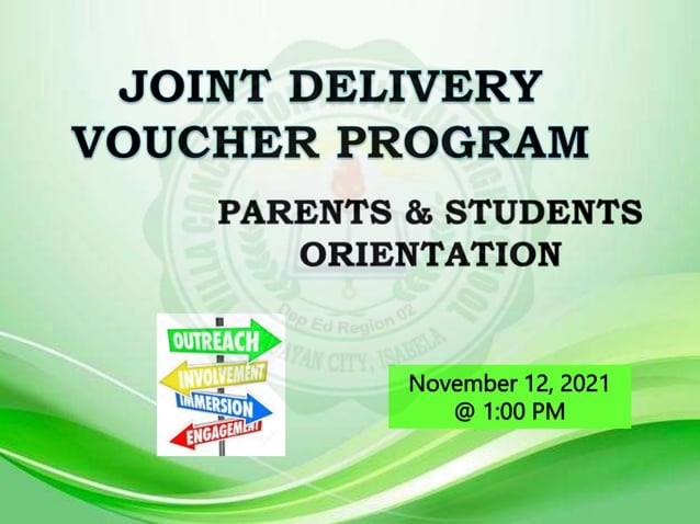 JDVP Orientation 2021 -2022.pptx | Professional School | Postgraduate ...