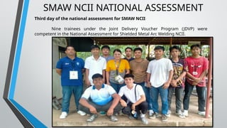 Narrative Report about Shield Metal Arc Welding NCII.pptx