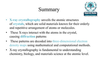 X-Ray Crystallography.pptx