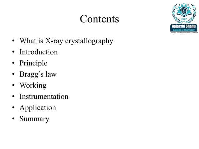 X-Ray Crystallography.pptx