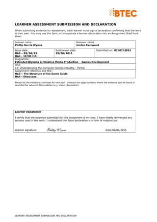 Je ha3 ha4 submission form | PDF