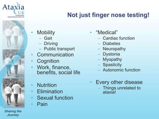 Management of Progressive Ataxia - Dr John Ealing | PPTX