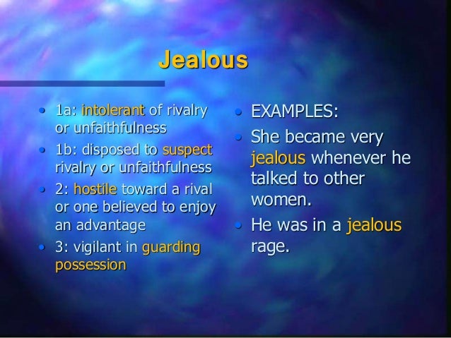 Jealousy