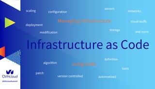 Industrialise your deployment: Infrastructure as Code on OVHcloud Public Cloud | PPT