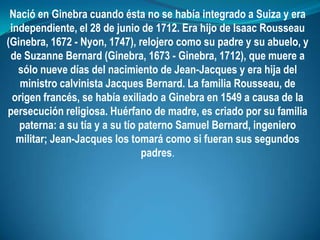 Jean Jacques Rousseau Terminadas Solo Tiene Biografia , Legado ...