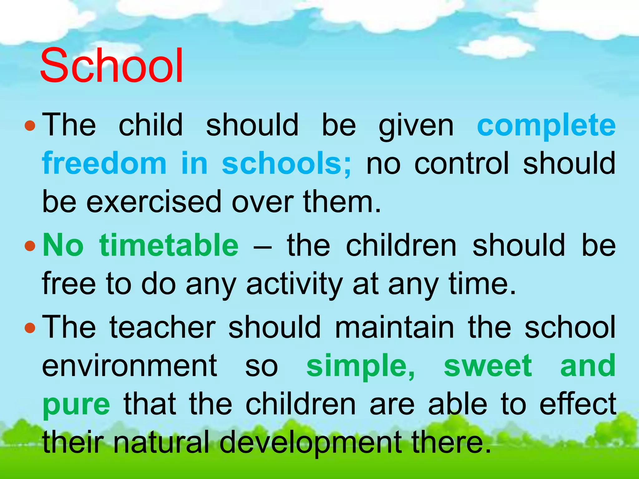 Jean jacques rousseau and his contribution in educational philosophy | PPTX