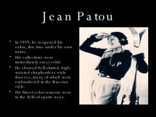 Jean Patou | PPT