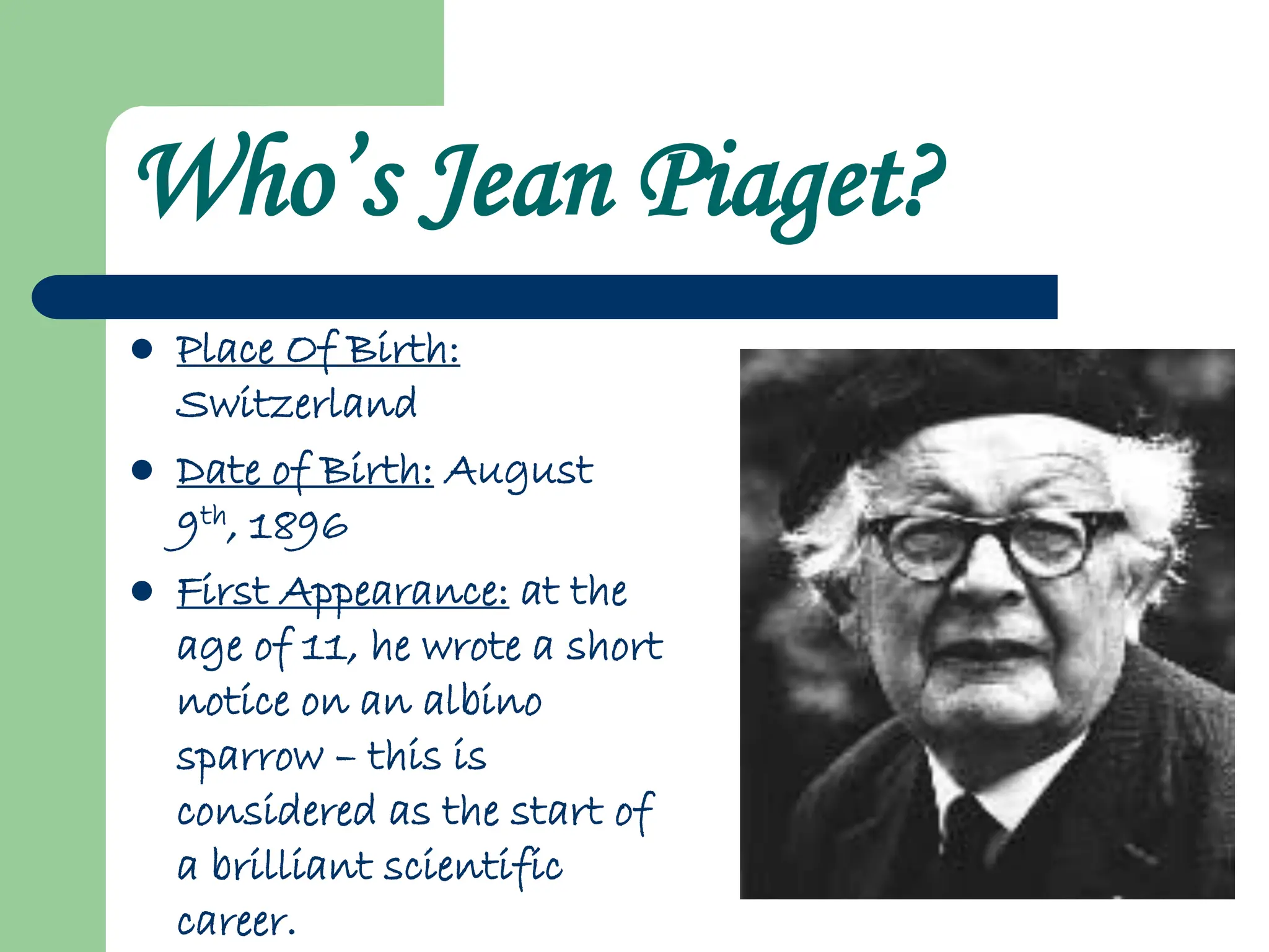 jean-piaget.pdf detail theory of psychologist piaget | PDF