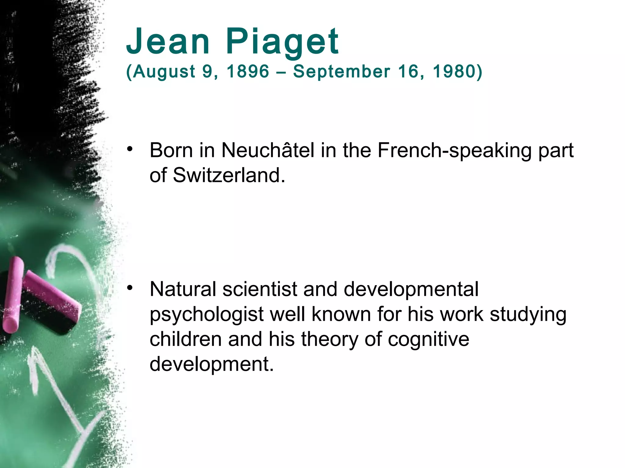 Jean piagets-theory-cognative development | PPT