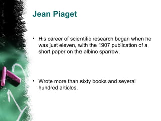 Jean piagets-theory-cognative development | PPT