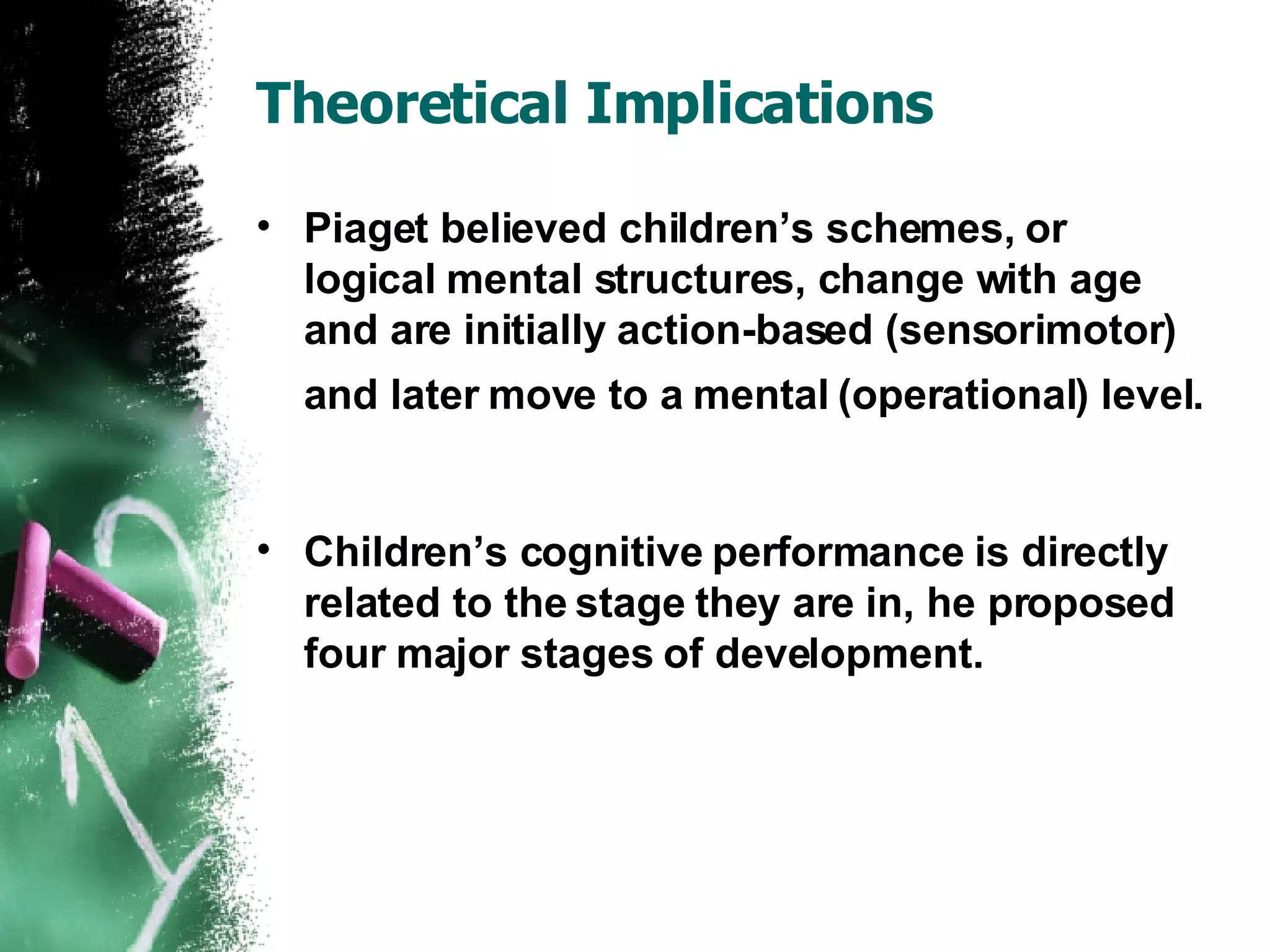Jean Piaget’s Theory | PPT
