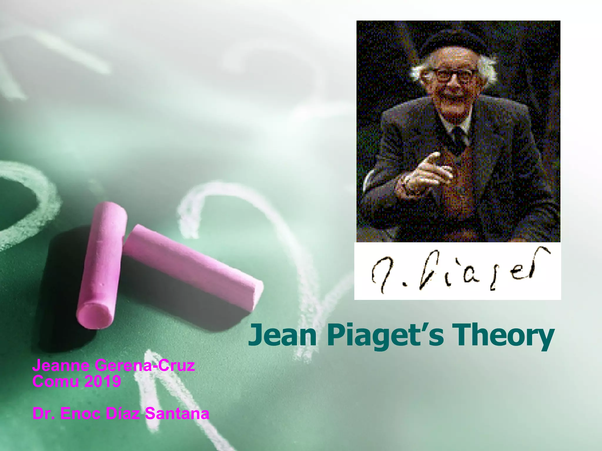 Jean Piaget’s Theory | PPT