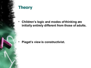 Jean Piaget’s Theory | PPT