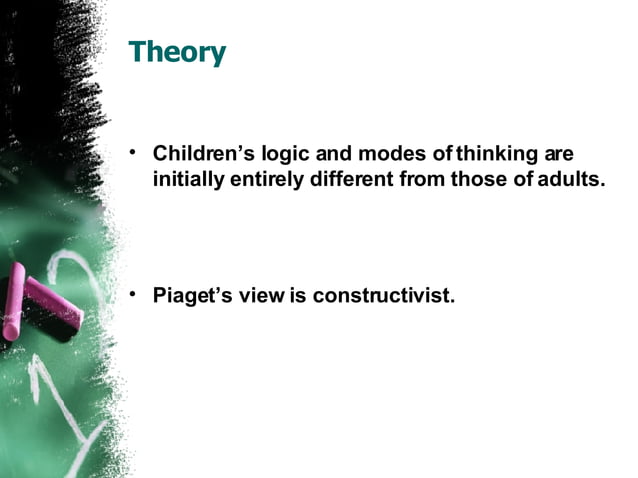 Jean Piaget’s Theory | PPT