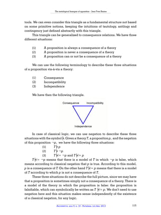 Jean-Yves Béziau: The metalogical hexagon of opposition | PDF