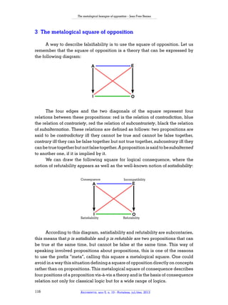 Jean-Yves Béziau: The metalogical hexagon of opposition | PDF